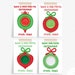 Printable Christmas Play Dough Cards Holiday Playdoh Favors Christmas ...