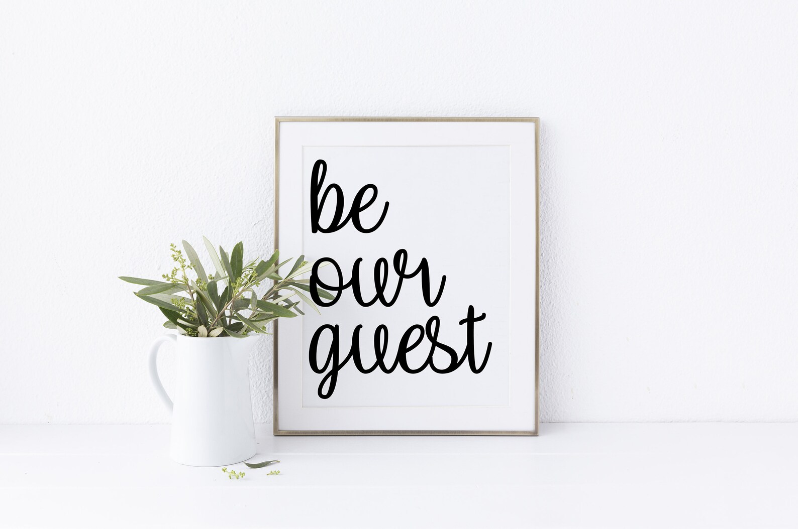 Be Our Guest Printable Wall Art Home Decor Printable Sign Be - Etsy