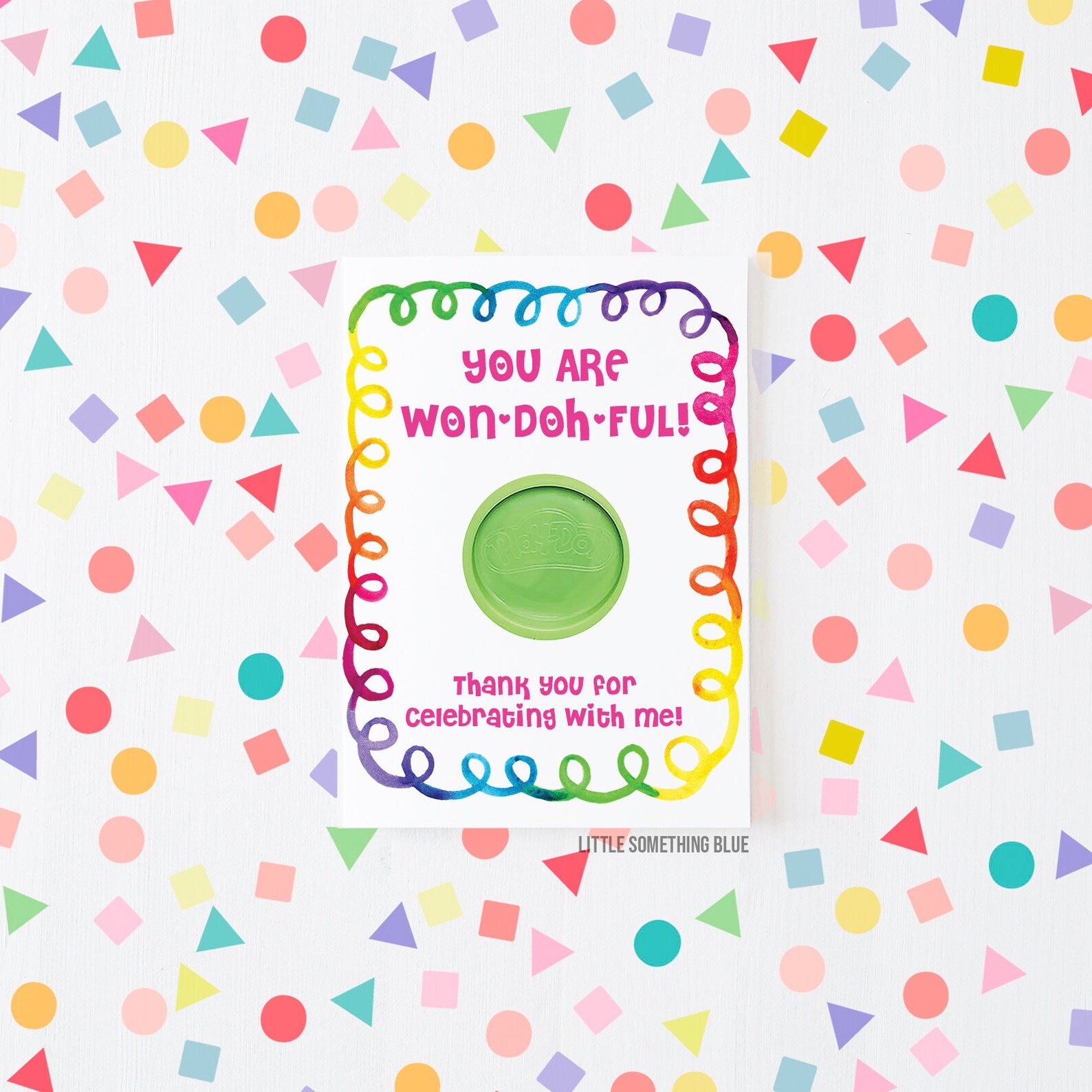 Playdoh Printable Party Favors Candy Free Party Favor - Etsy