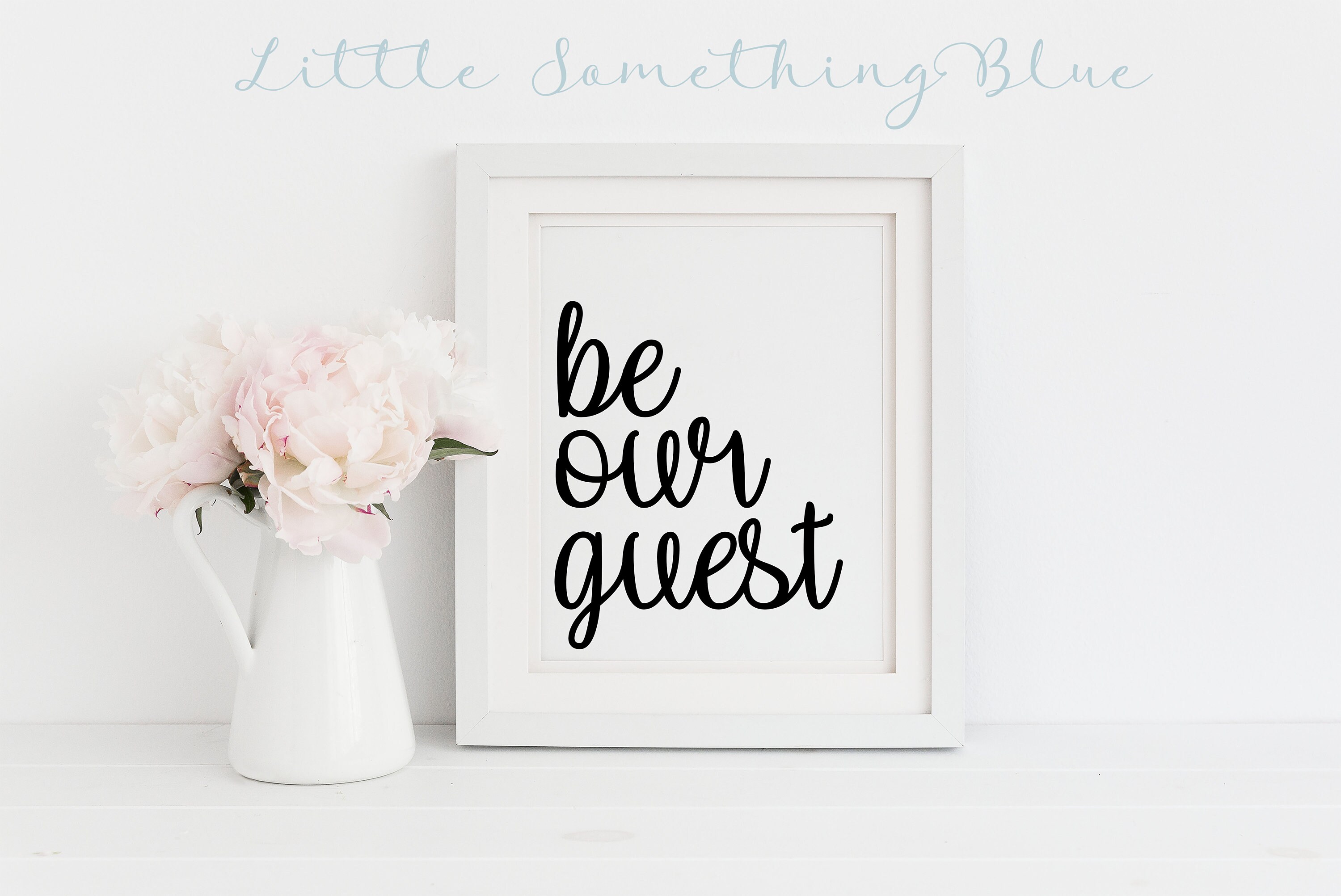 Be Our Guest Printable Wall Art Home Decor Printable Sign Be - Etsy
