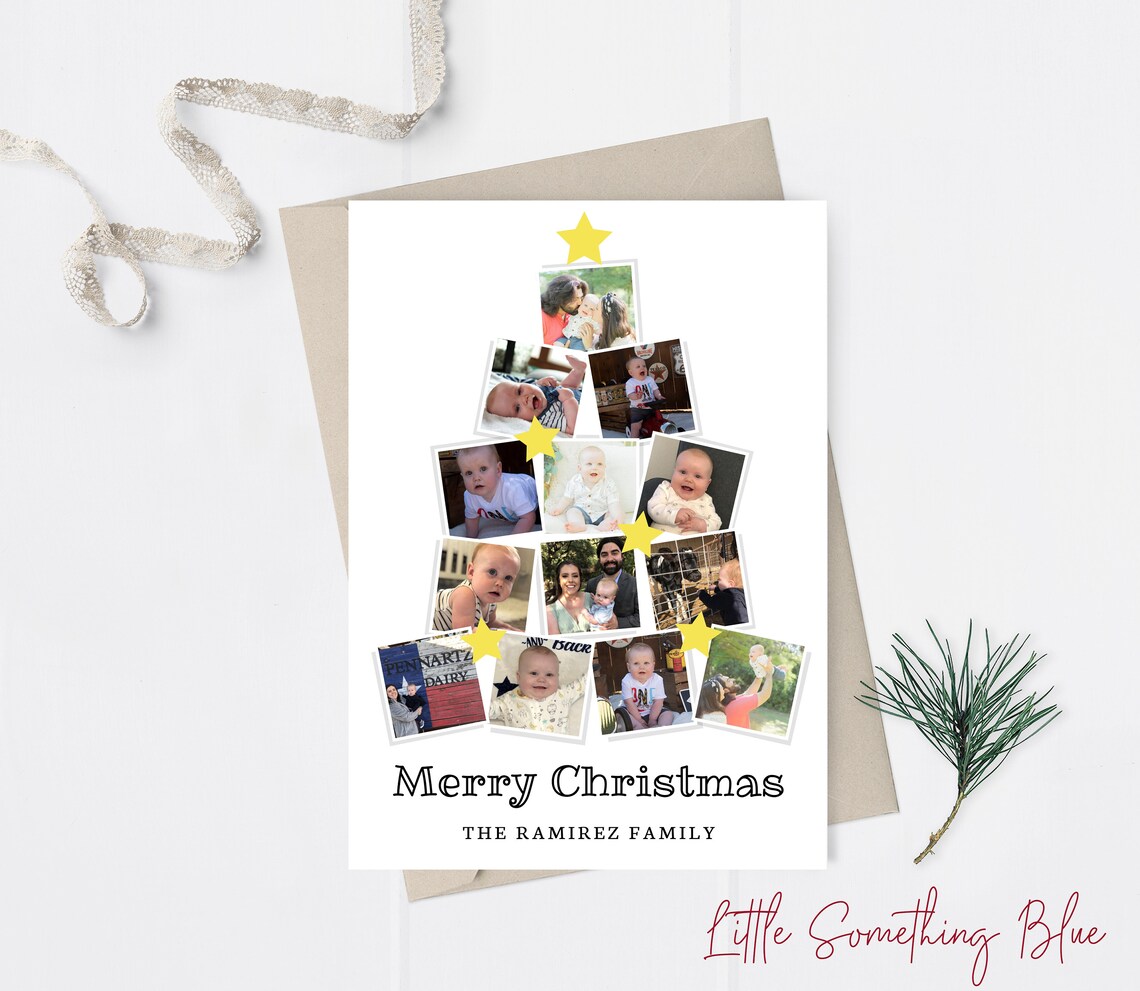 Printable CUSTOM Design Photo Christmas Card Your Design Customizable ...