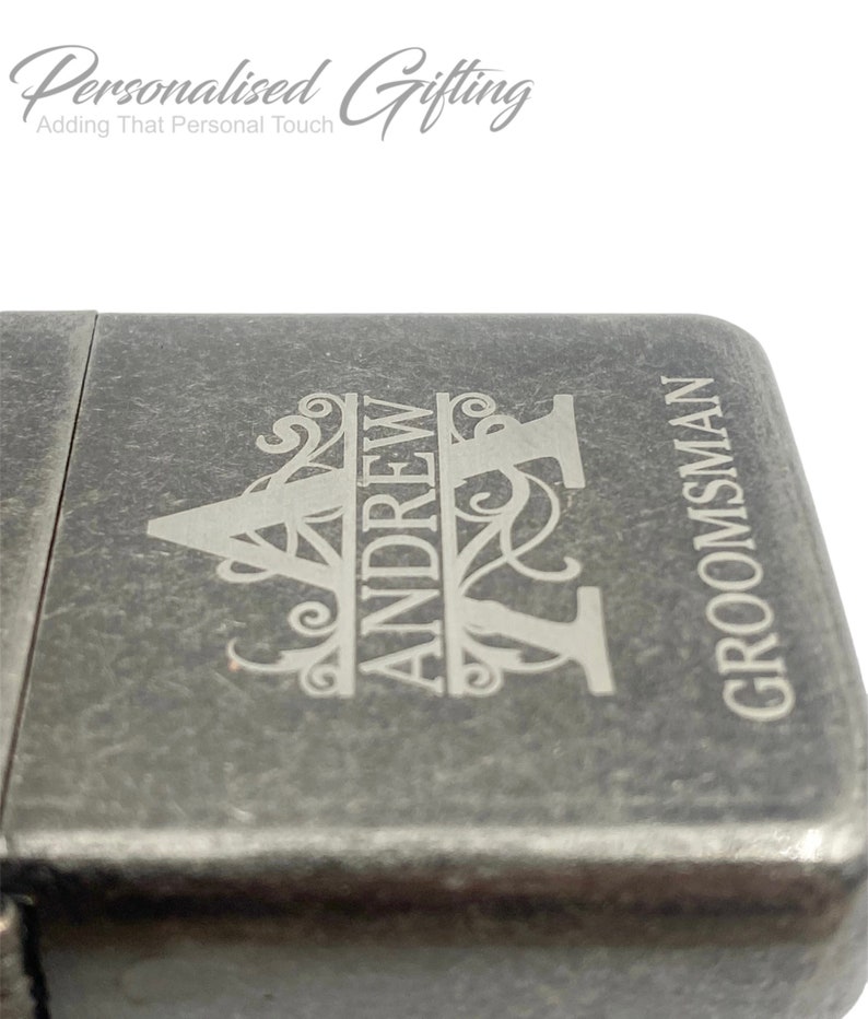 Personalized Engraved Lighter: Monogrammed Gift With Presentation Box ...