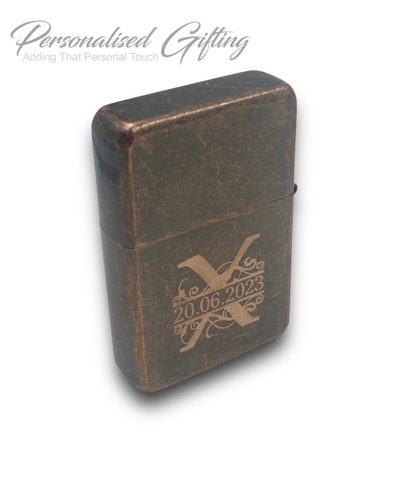Personalized Engraved Lighter: Monogrammed Gift With Presentation Box ...