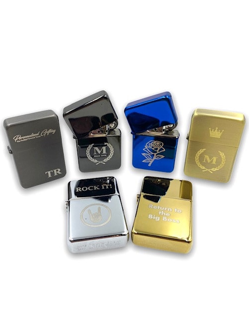 Personalised Engraved Lighter Any Text Any Logo Personalized | Etsy UK