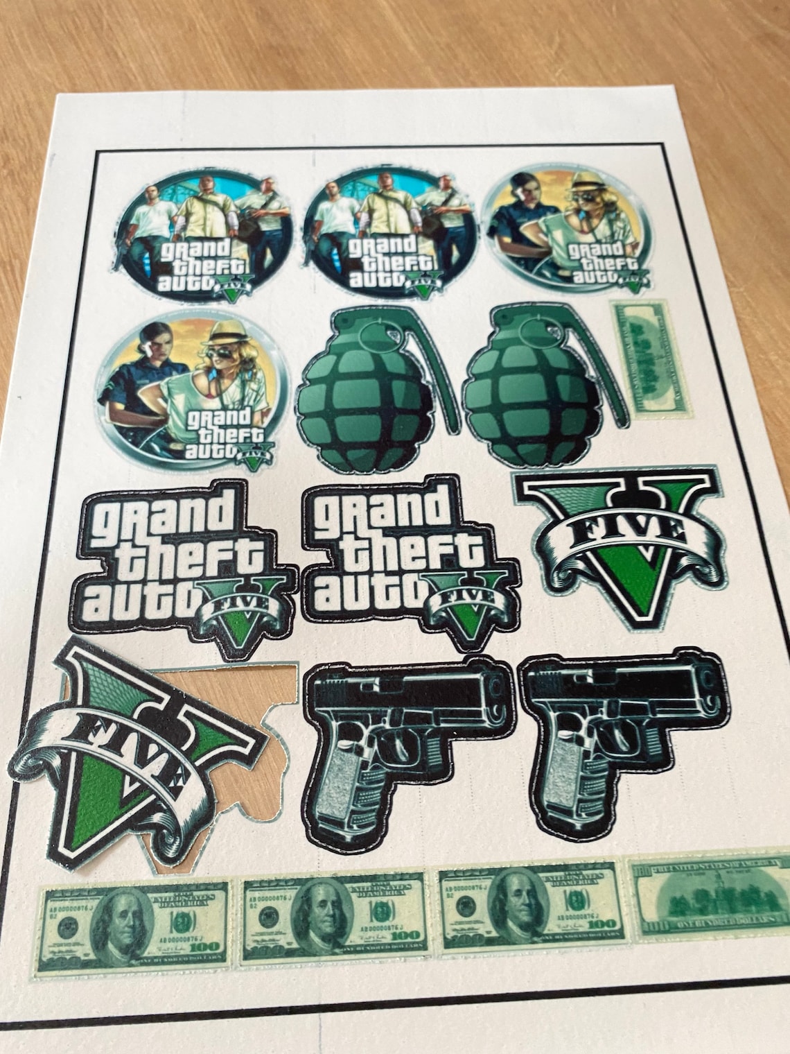 Edible Cake Topperspersonalised Cupcake Toppers GTA Cake | Etsy