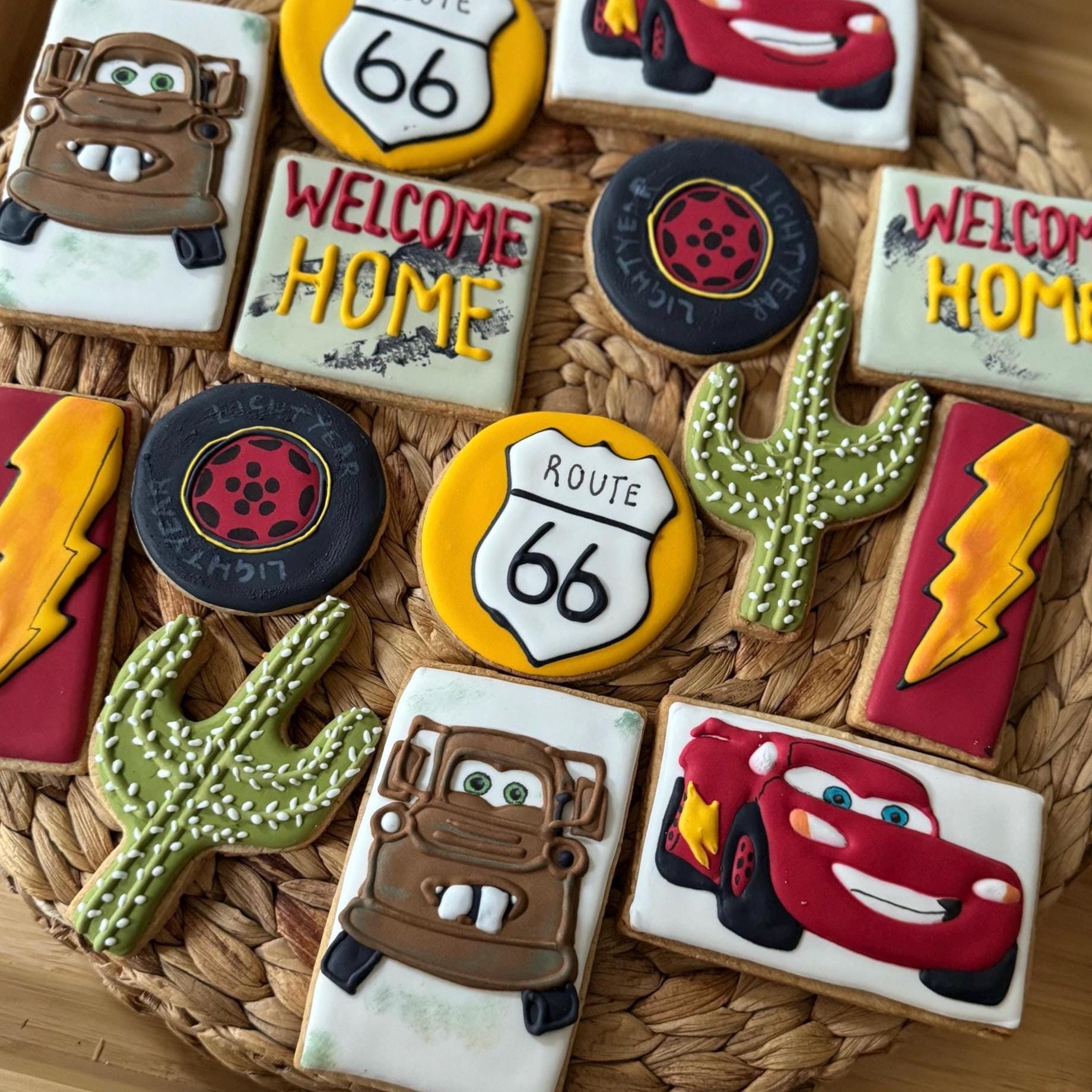 Cars Sugar Cookies | Personalised Cookies | Car Themed | Party Favours ...