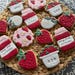 Strawberry Themed Sugar Cookies | Berry First Birthday | Sweet One - Etsy