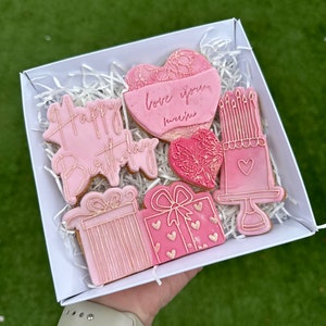 Personalized Birthday Cookies: Home-baked Butter Shortbread Gift Box - Etsy