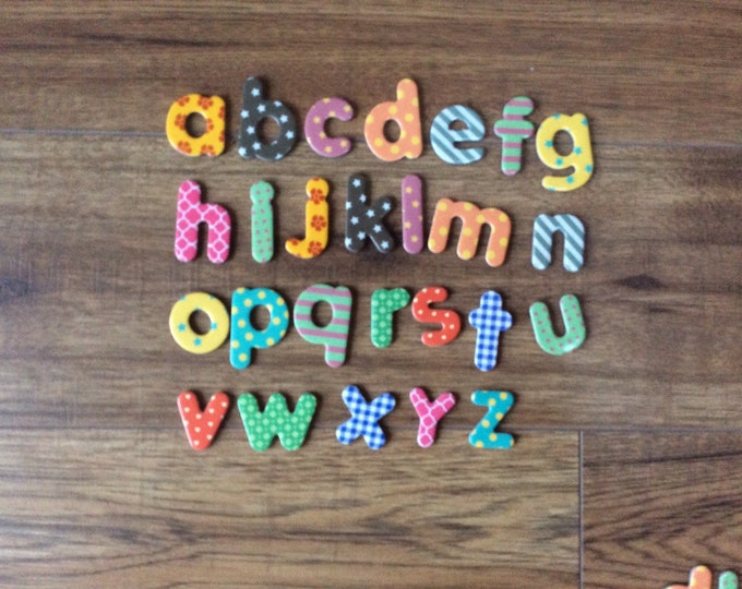Alphabet Fridge Magnets Lower Case - Etsy
