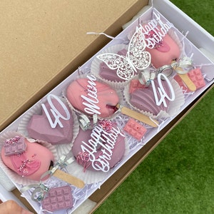 Cakesicles Birthday Cakesicles Treat Box Personalised Happy Birthday ...