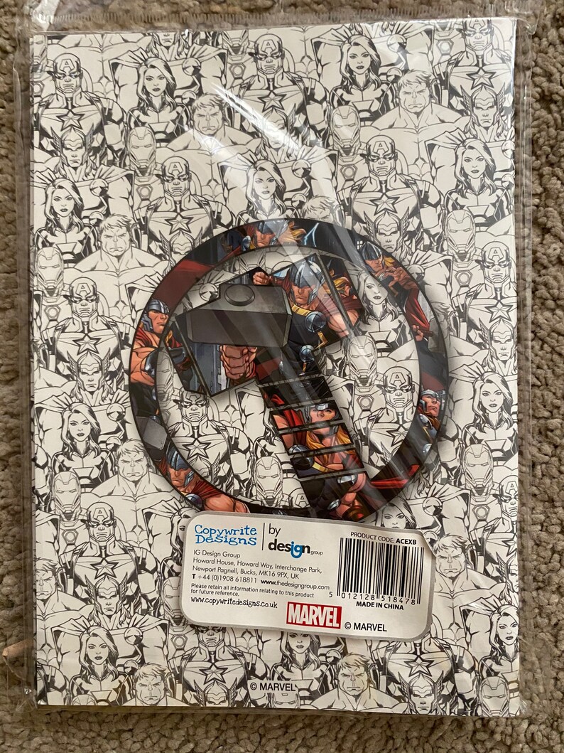 Marvel Notebooks Avengers Notepad School Book Comic Book - Etsy