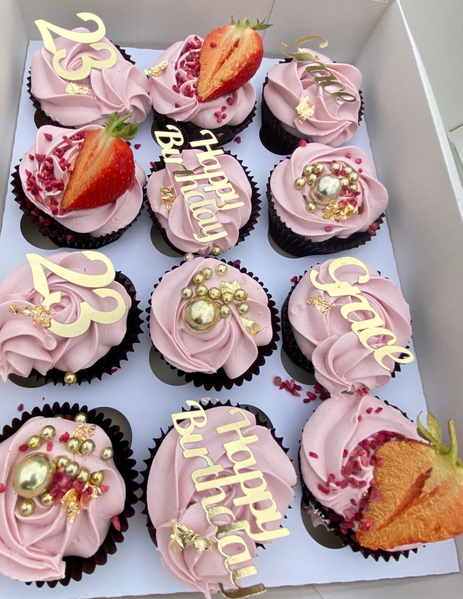 Personalised Cupcake Toppers Cupcake Toppers Card Cupcake - Etsy