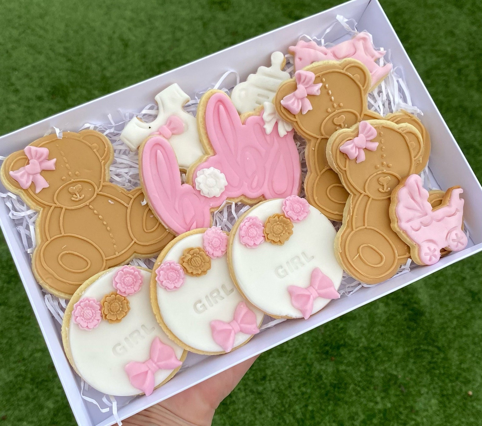Baby Shower Personalised Biscuits - Baby Shower Cookies - Baby Shower ...