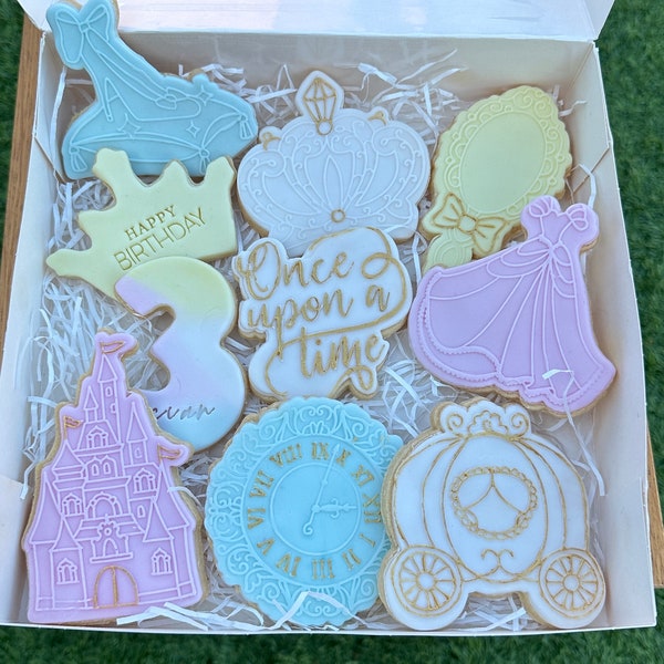 Cinderella Cookie - Etsy