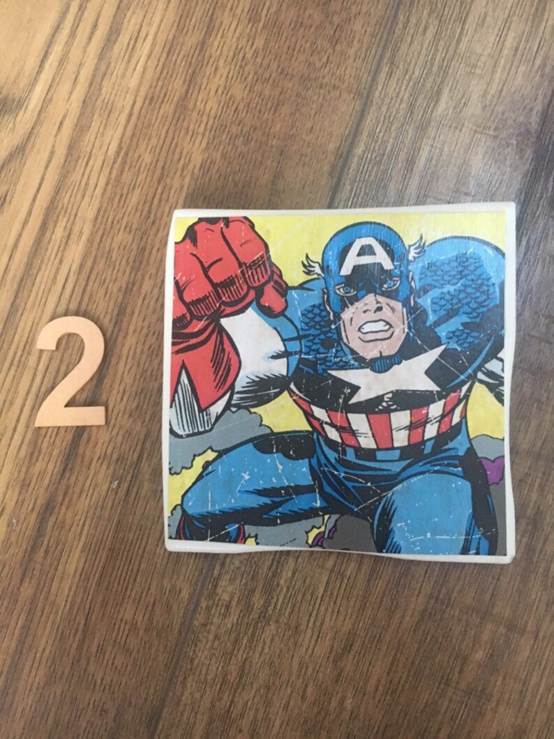 Set of 4 Coasters Marvel Coasters Avengers Coaster Hulk - Etsy