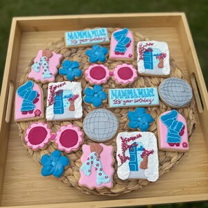 Mamma Mia Sugar Cookies | Dancing Queen Themed Personalised Biscuit ...