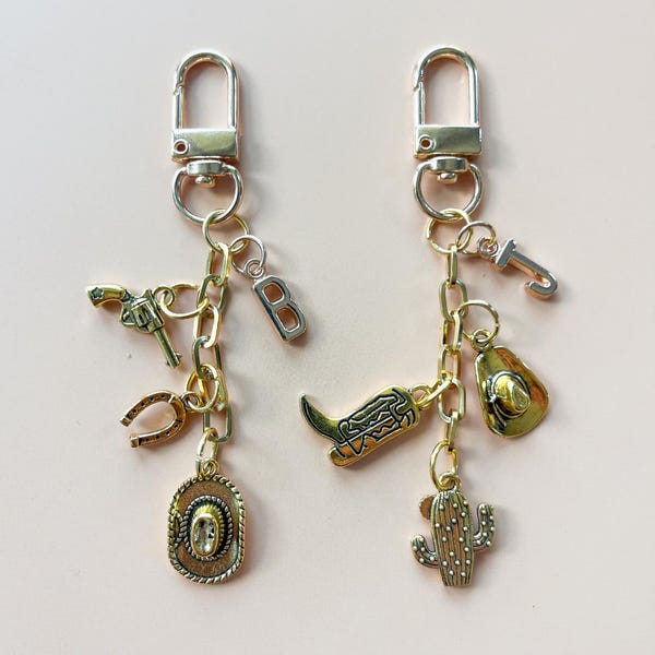 Western Keychains - Etsy