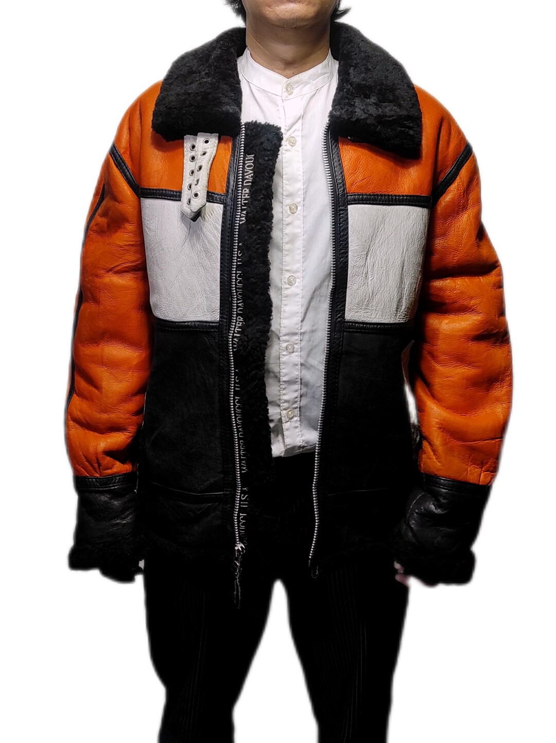Walter Davoucci Leather Jacket Type B3 Tricolor - Etsy