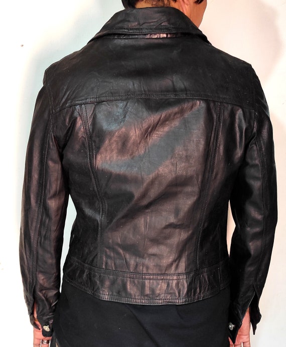 Trucker Leather Jacket JIL STUART Made in Italy - Gem