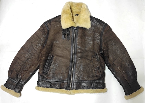 Beautiful Shearling Bomber Type B-3 Jacket - Gem