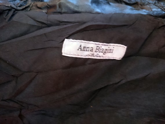 Vintage Anna Biagini Italian Down Leather Jacket Beau… - Gem