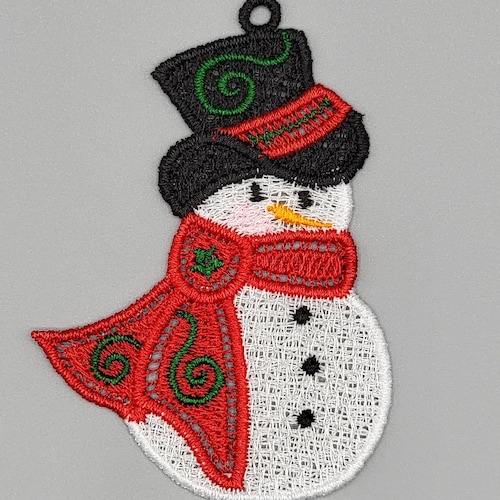 FSL Mini Christmas Ornament Free Standing Lace Machine - Etsy