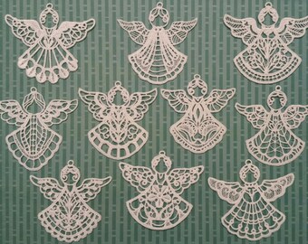 Lace angels | Etsy