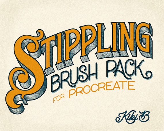 Stippling Brush Pack for Procreate by Kiki B | Etsy