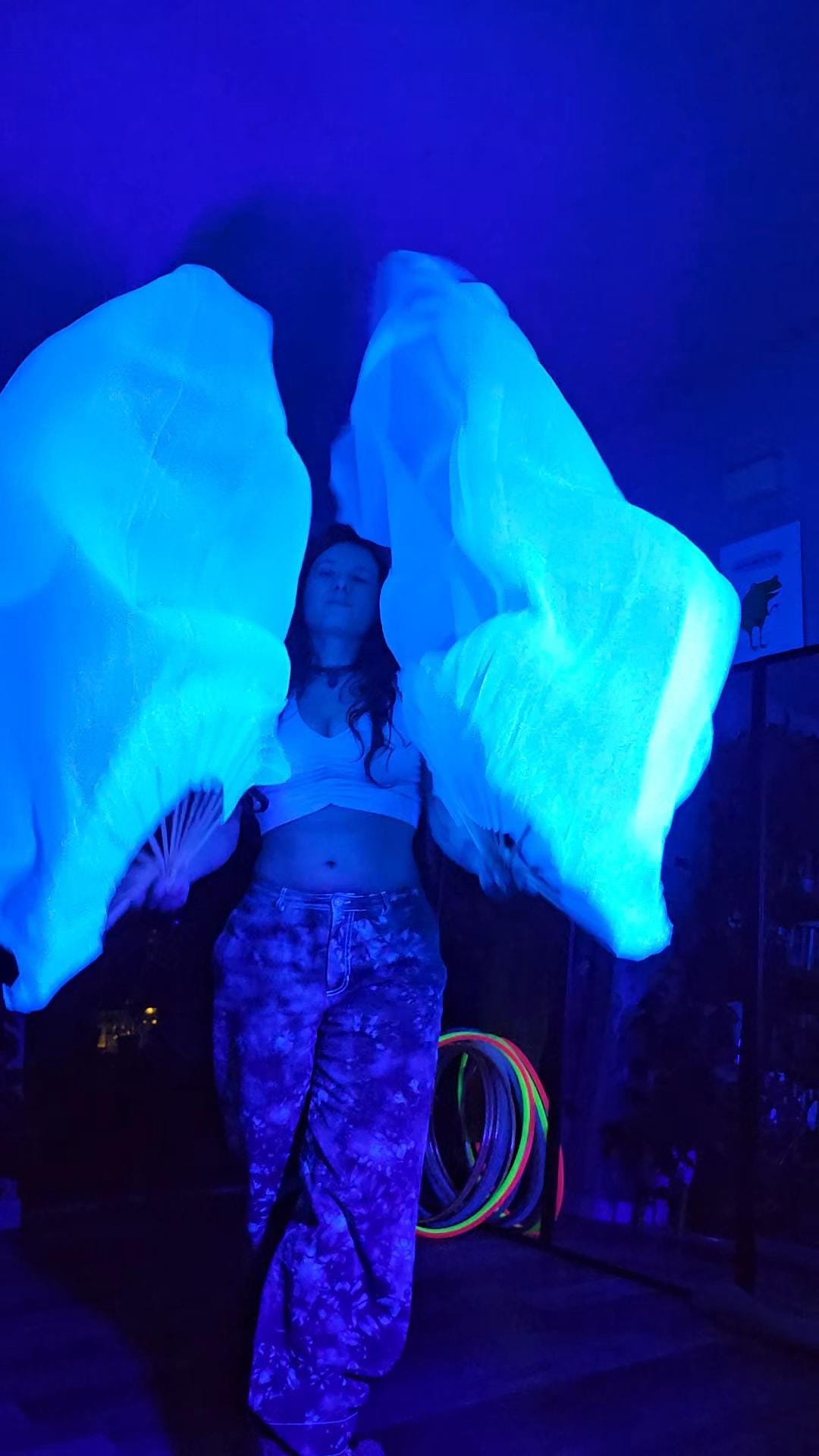 Queen Size Fan Set // 52 Inches // UV White // 15.5 Inch Staves // - Etsy