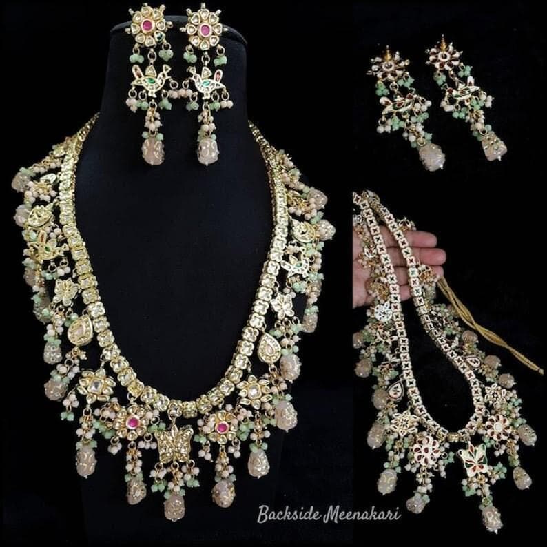 Sabyasachi Designer Kundan Set, Tanjore Kundan Jewelry, Bridal Kundan ...