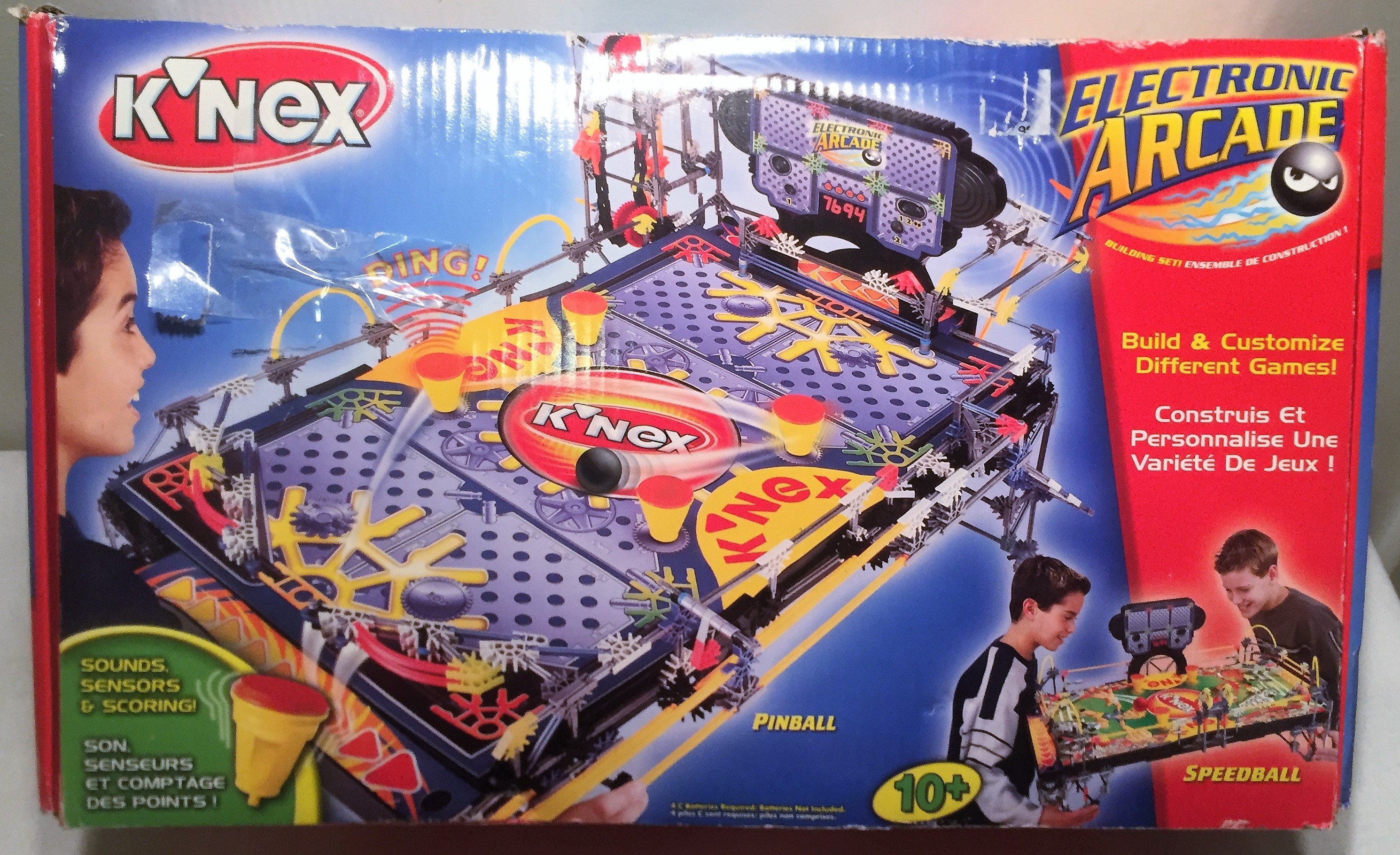 K'Nex Electronic Arcade Pinball Speedball Multi Game | Etsy