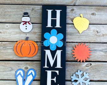 Interchangeable Home Sign With Attachments - Etsy