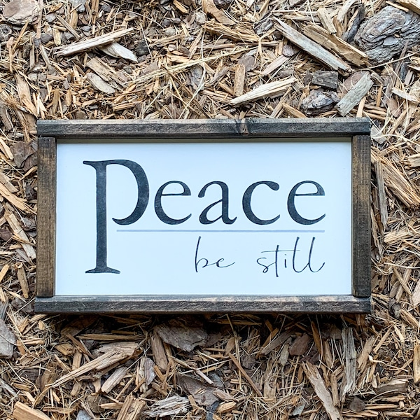 Peace Be Still - Etsy
