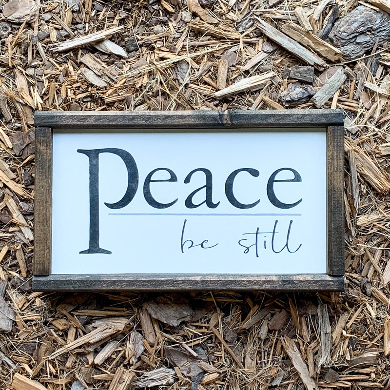 Peace Be Still - Etsy