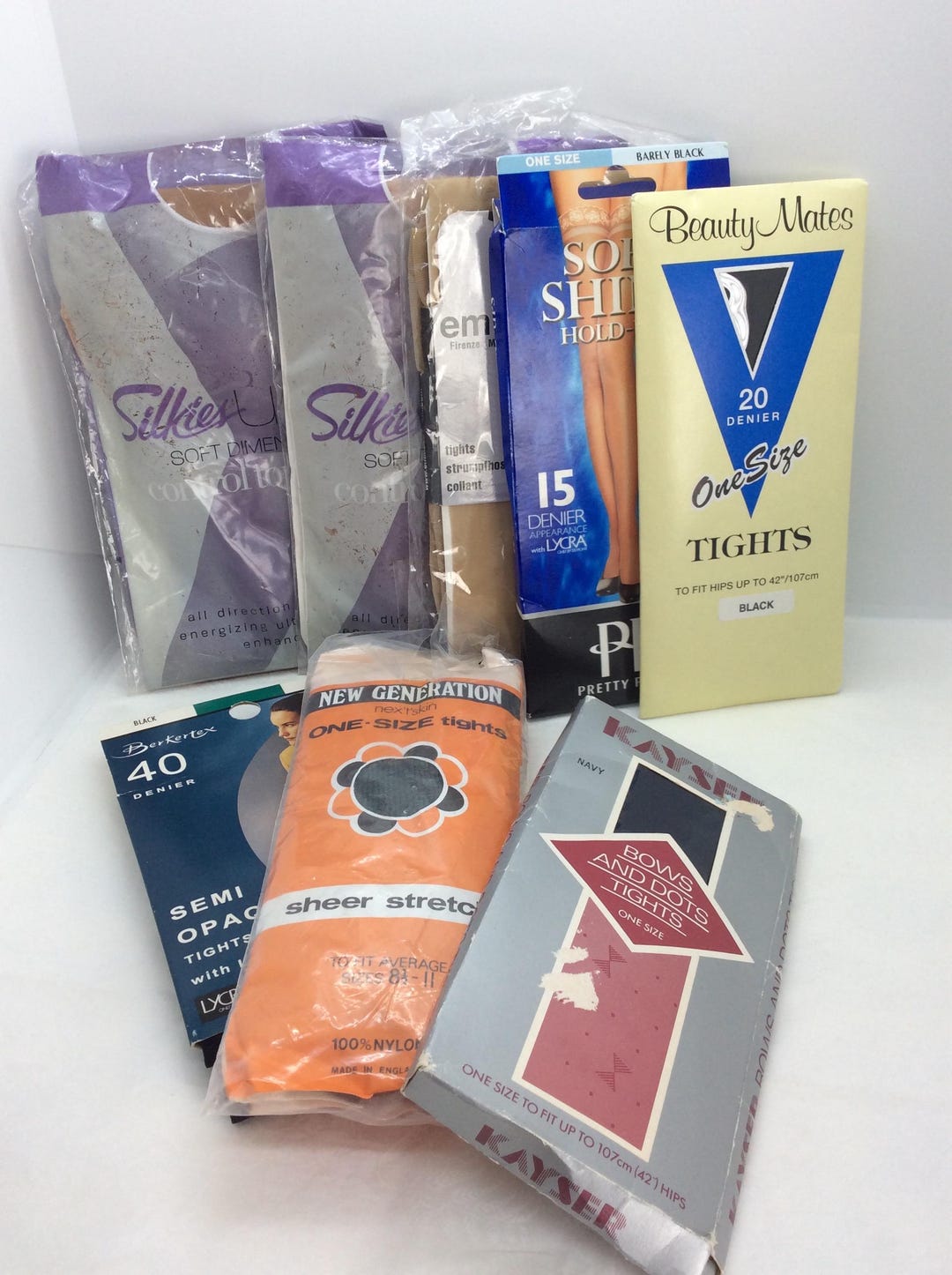 8 Pairs of Vintage Retro Tights Unopened Packets. - Etsy UK