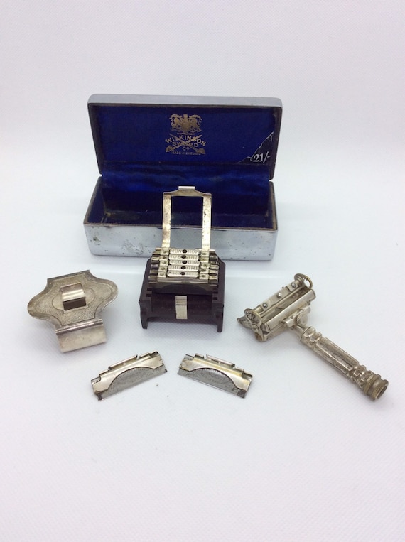 Vintage Wilkinson sword Empire Razor set in original box 7 day | Etsy