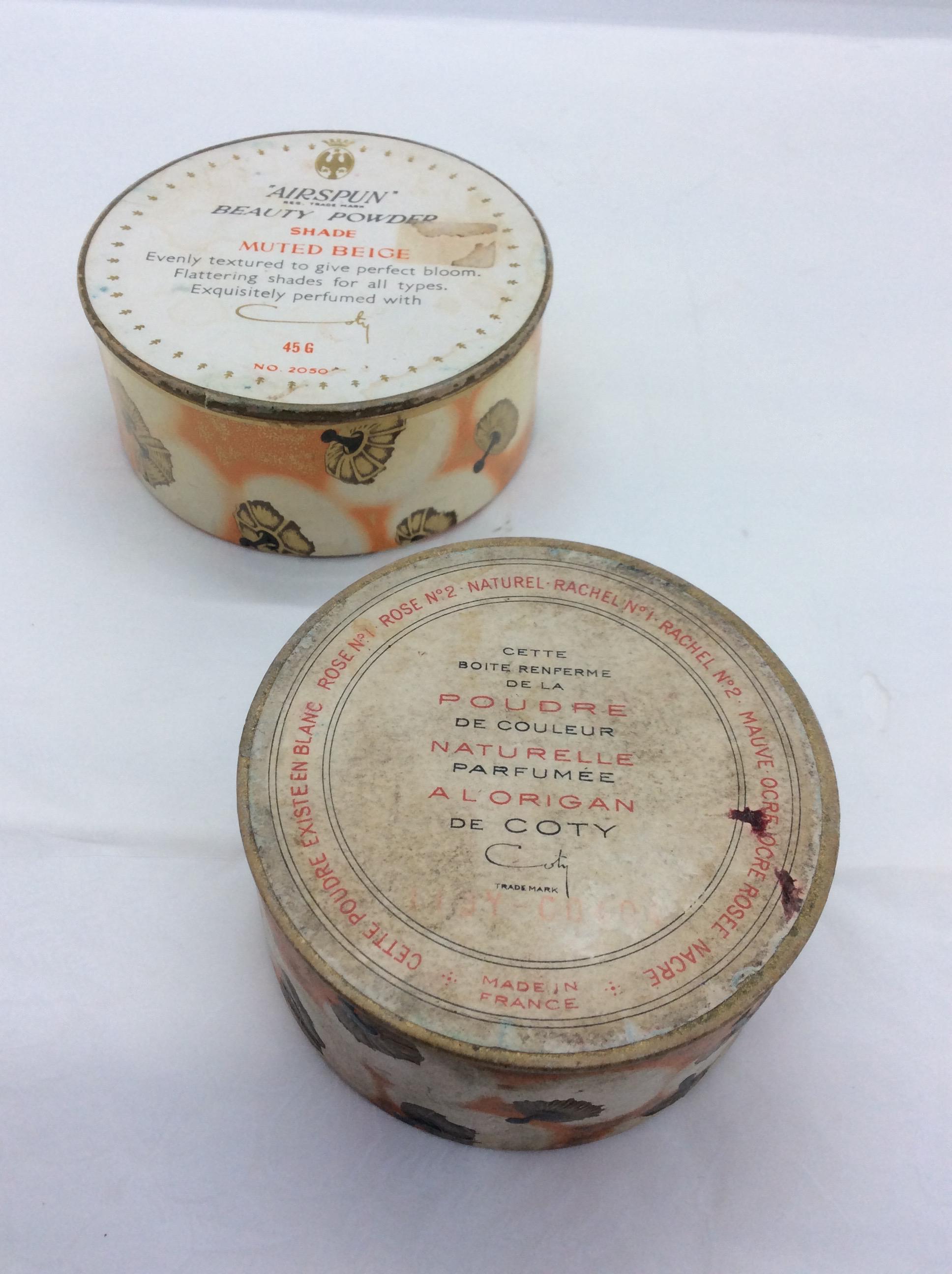 2 Vintage Early Empty Boxes of Coty Airspun Loose Powder - Etsy