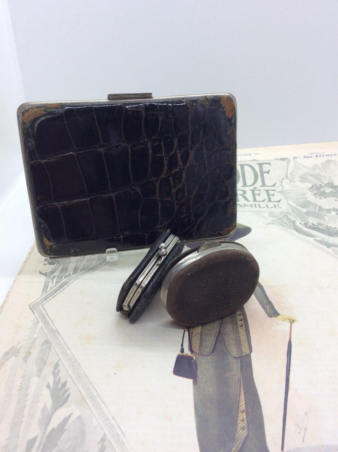 Antique Leather Sovereign Coin Purses and Antique Clutch - Etsy