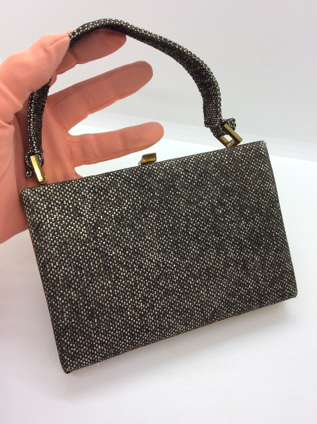 Vintage Evening Compact Purse Carryall With Contents - Etsy