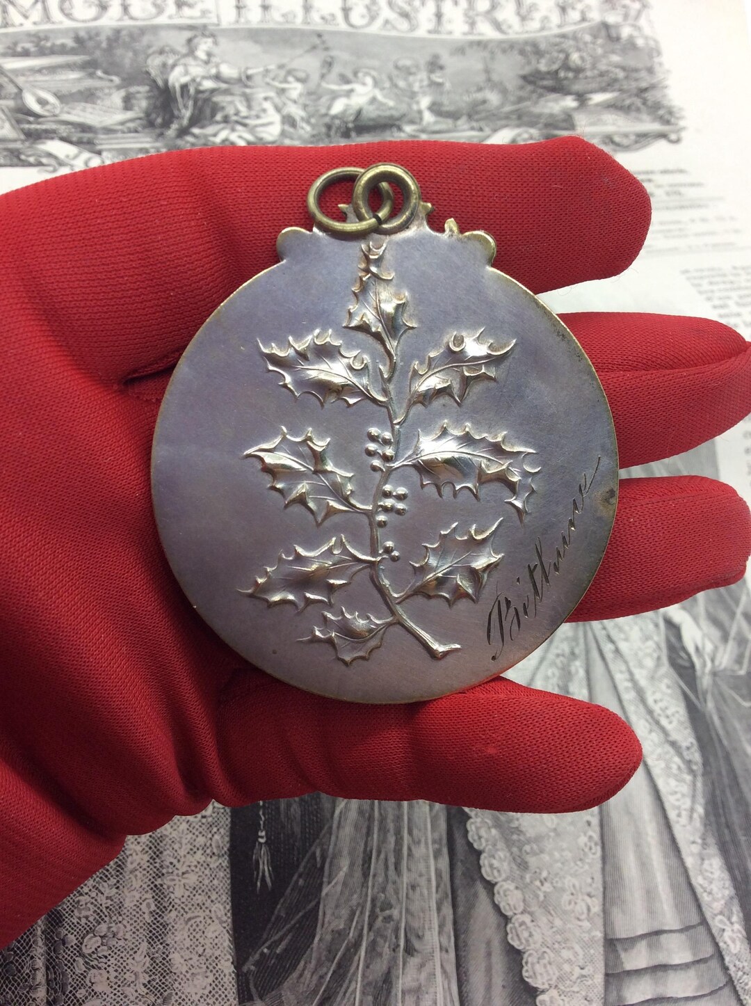 Vintage Rare Victorian Mirror Locket - Etsy