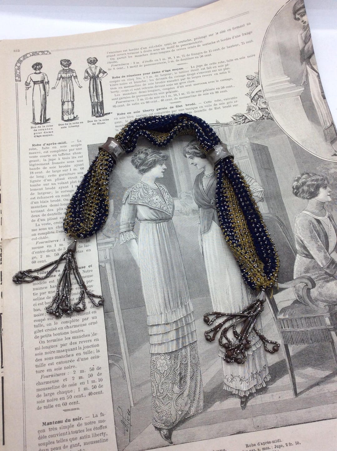 Antique Victorian Beaded Misers Purse - Etsy