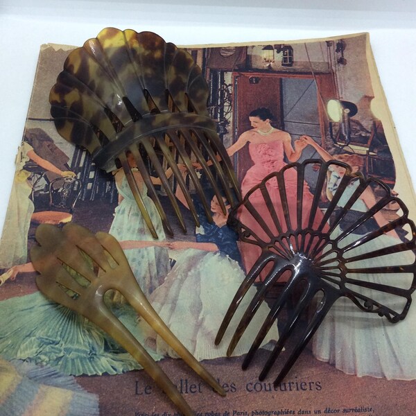 Victorian Hair Comb - Etsy