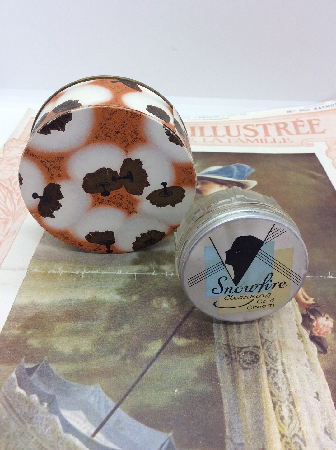 Vintage Full Box of Coty Airspun Loose Powder and Snowfire Cold Cream ...