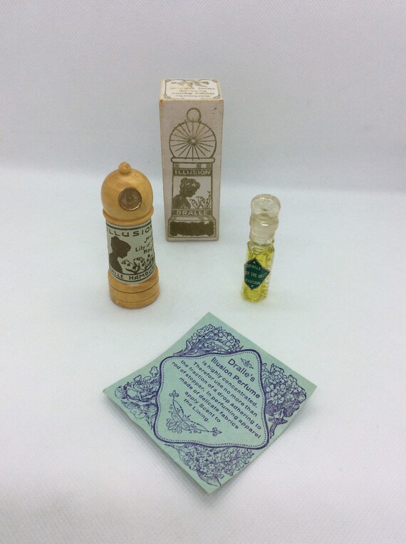 Antique Art Deco Dralle Illusion Perfume Bottle in Box and - Etsy