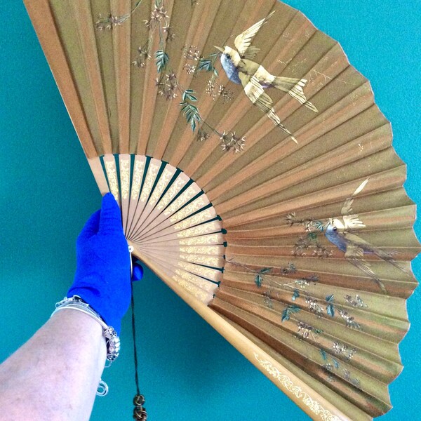 Antique Hand Fan - Etsy