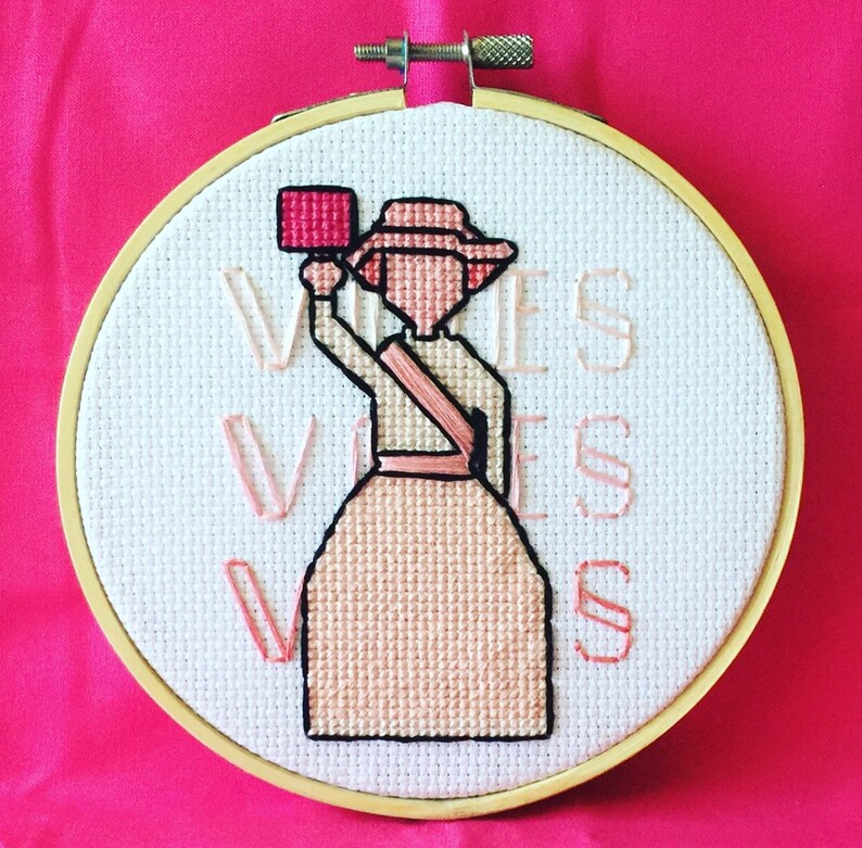 Suffragette Cross Stitch PATTERN - Etsy