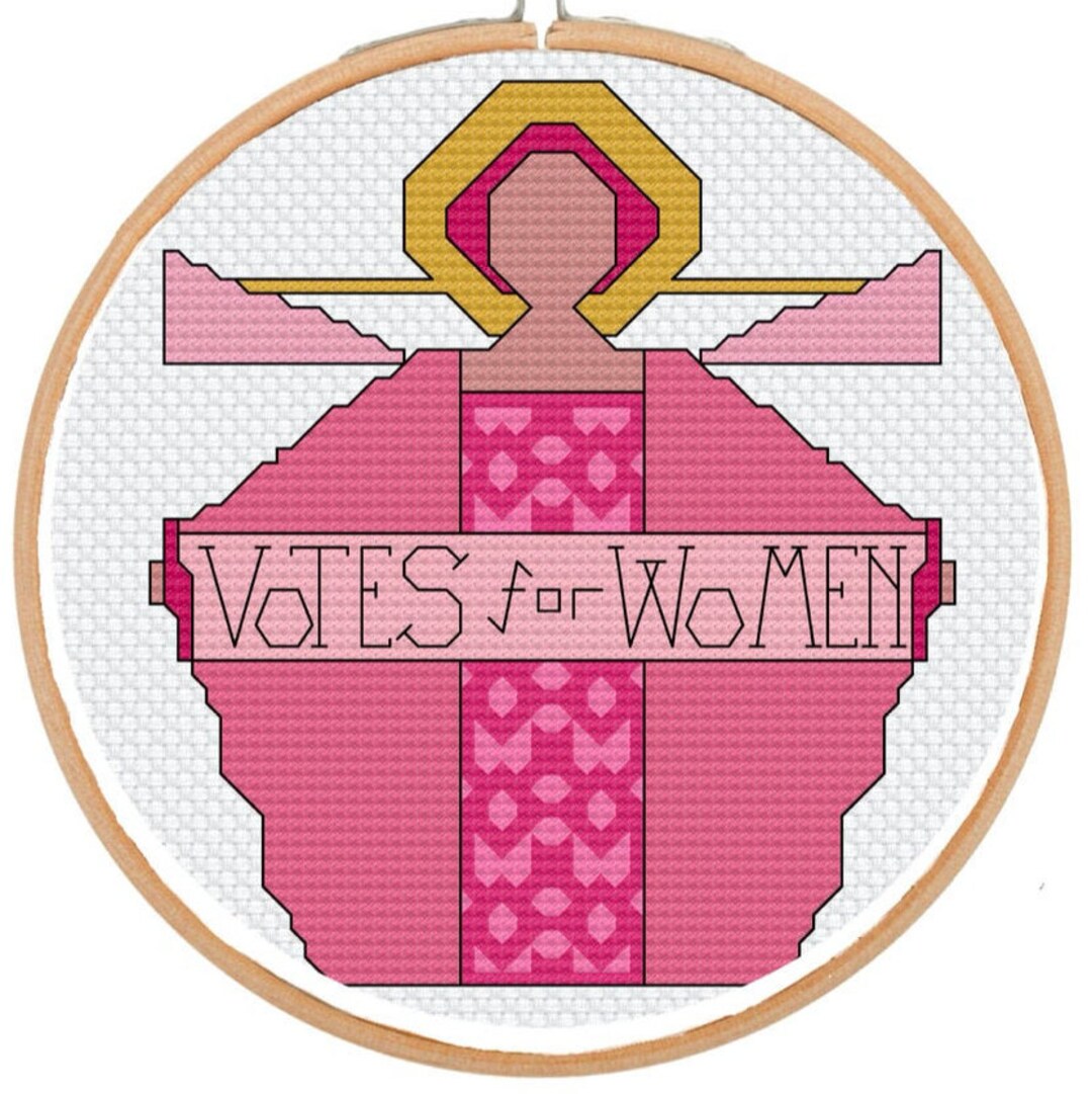 Votes for Women Cross Stitch PATTERN - Suffrage Centennial - Etsy