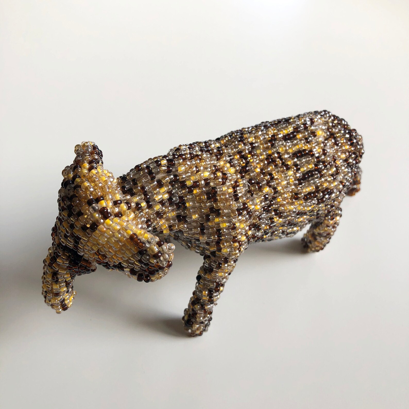 Vintage Beaded Elephant Beaded Animal Beaded Figurine - Etsy