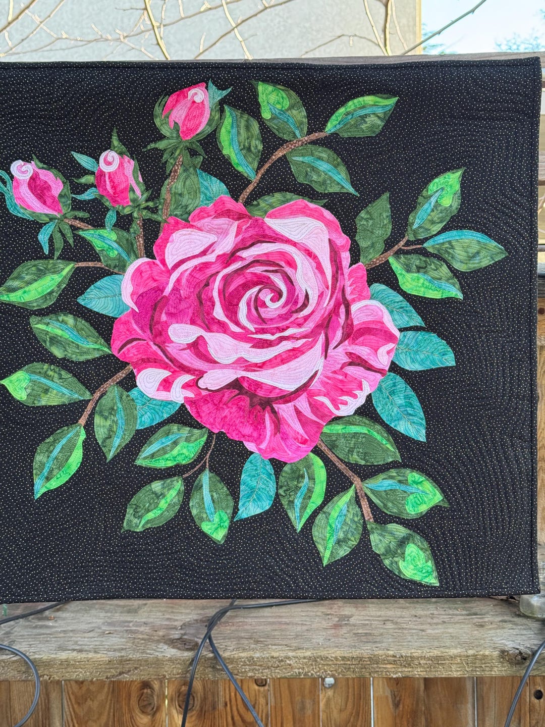 Pink Rose, Melinda Bula’s Fabulous Fusible Flowers - Etsy