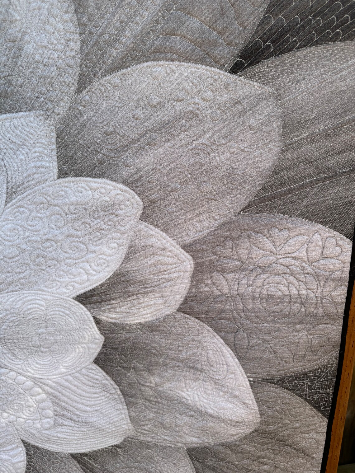 Dream Big Dahlia Panel by Hoffman Fabrics, Slate - Etsy